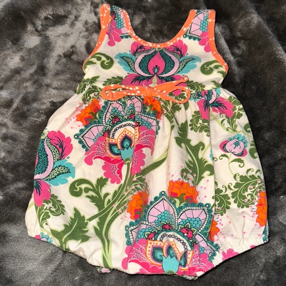 Ricrac & Ruffles | One Pieces | Ricrac Ruffles Floral Bubble Size 69m ...